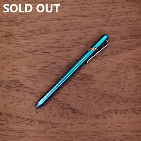 Titanium EDC Bolt Action Pen V3 Freedom Series #0028 Parker Sized ...