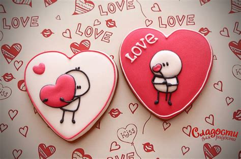 Валентинка | Valentine sugar cookies, Fancy cookies, Valentine cookies ...