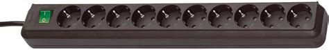 Brennenstuhl Eco-Line 10-fach schwarz 1159300010 ab 9,99 ...