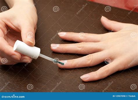 Nail therapy stock photo. Image of holding, remover, manicure - 12907098