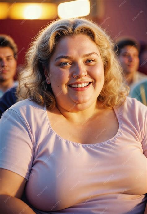 Une femme de taille plus pose. | Photo Gratuite