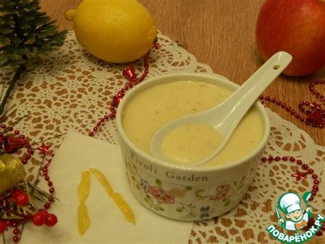 Соус яблочный к салатам и закускам – кулинарный рецепт