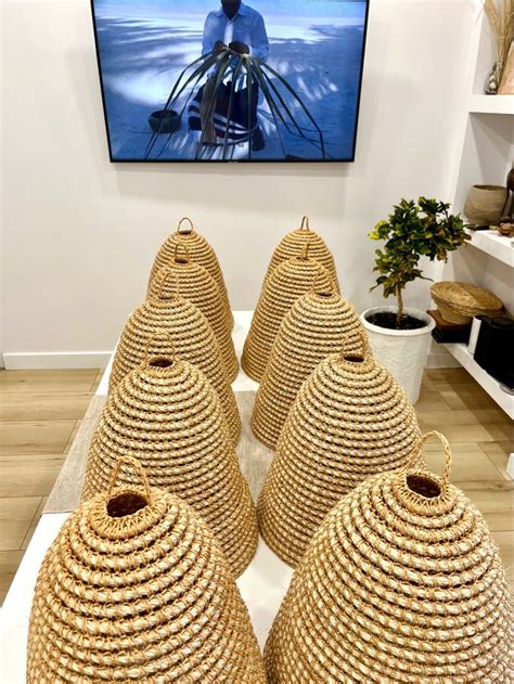Абажуры из рафии. Raffia lampshades | Тропический стиль, Абажур, Декор
