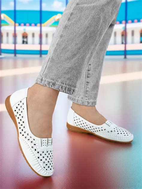 Туфли Женский Комфорт SHOES Экокожа, размер 39 Без каблука 7 лодочки ...