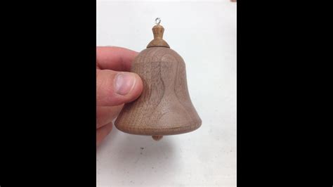 Turning a Bell Shaped Christmas Ornament - YouTube