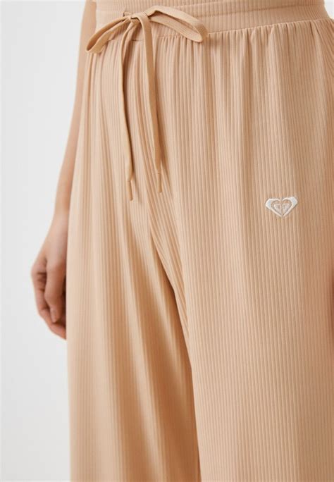 Брюки Roxy RIB WIDE LEG P NDPT TGE0, цвет: бежевый, RTLADL613201 ...