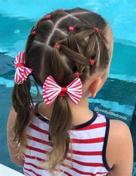 21 идея причесок для маленьких принцесс | Little girl hairstyles, Girl ...