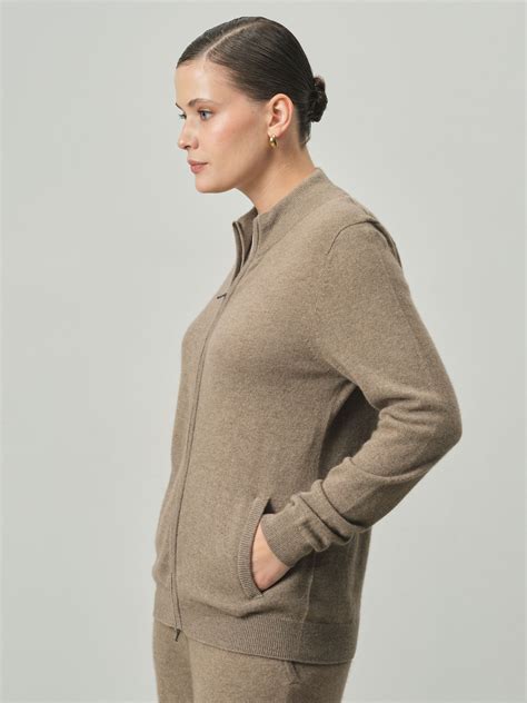 Джемпер из кашемира женский KW020992-E капучино купить в Новосибирске