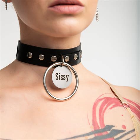 Custom BDSM Collar Sissy Collar for Submissive / Personalized | Etsy