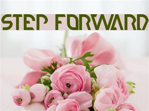 step forward Font - FFonts.net