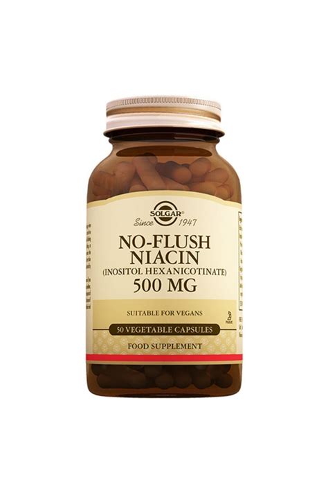Solgar No Flush Niacin 500 Mg 50 Kapsül Fiyatı, Yorumları - TRENDYOL