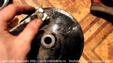 Обслуживание: чистка и смазка маятника и тормозного механизма мотоцикла ...