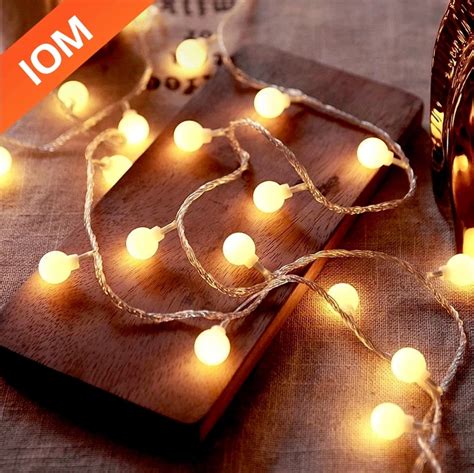 10 м USB/аккумулятор Power Ball светодиодные гирлянды гирлянды уличная ...