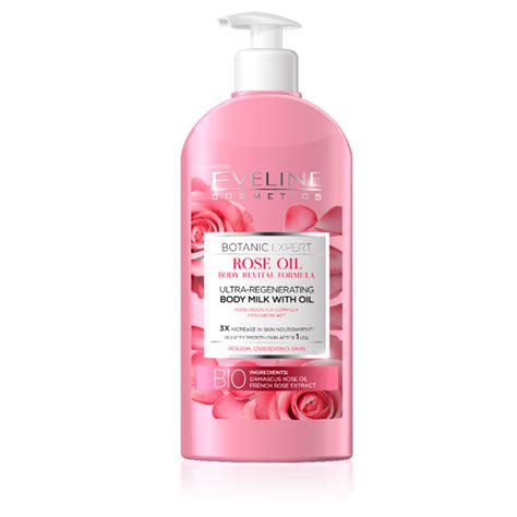Eveline Botanic Expert Ultra-Regenerating Body Milk With Rose Oil 350ml ...