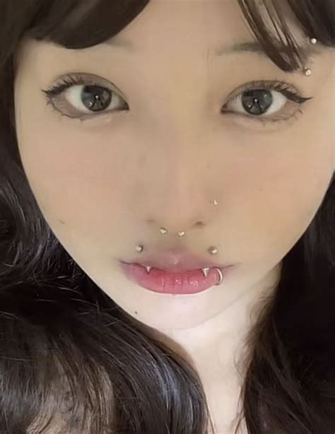 angel fangs in 2023 | Face piercings, Cool piercings, Cute piercings