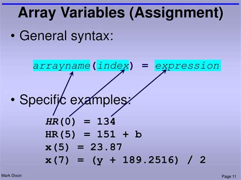 PPT - 09 – Arrays PowerPoint Presentation, free download - ID:3926049