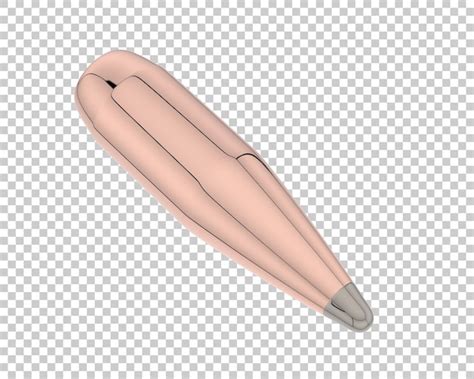 Bala aislada sobre fondo transparente ilustración de renderizado 3d | Archivo PSD Premium