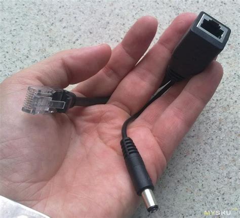 PoE DC Power Over Ethernet Injector Splitter Adpater Cable/Инжектор ...