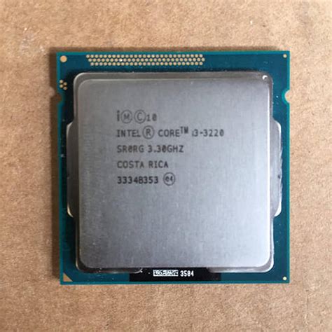 Intel Core i3-3220 SR0RG 3.30GHz/3M/55W Socket 1155 Процессор для ПК ...