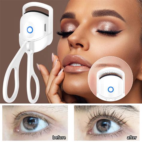 Powerful electric eyelash curler - 360° curl without dead ends, make ...