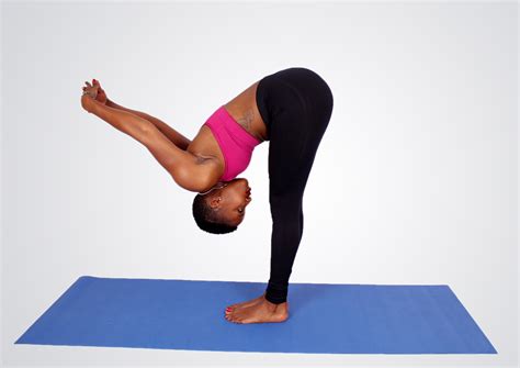 Fitness Woman Doing Forward Bend Yoga Pose - High Quality Free Stock Images