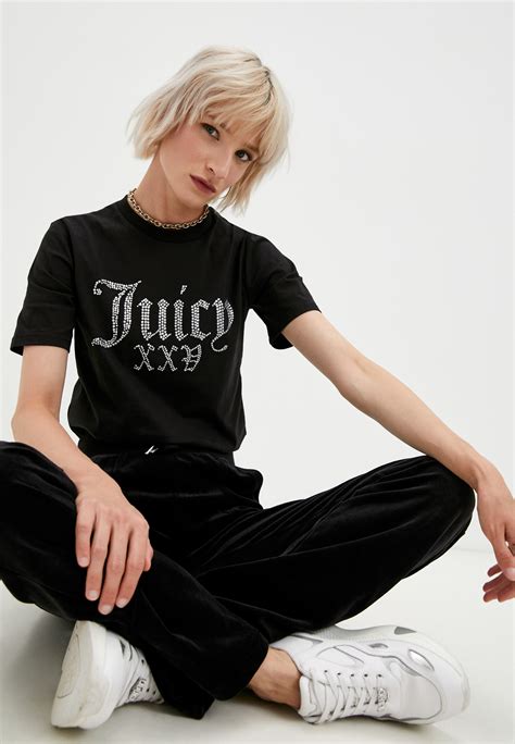 Футболка Juicy Couture, цвет: черный, RTLAAN137401 — купить в интернет ...