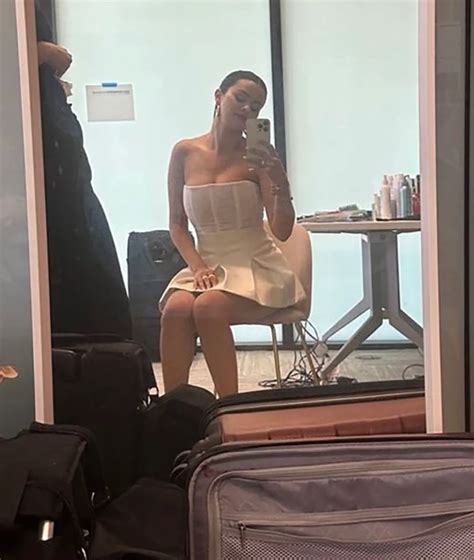 Selena Gomez stuns in sexy blue corset top with a plunging neckline - Get her look here - Masala.com