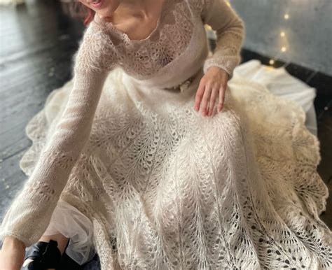 Платье из мохера с шелком | Crochet clothes, Knit lace dress, Knit fashion