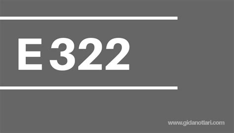 Lesitin (E322) Nedir? - Gıda Notları