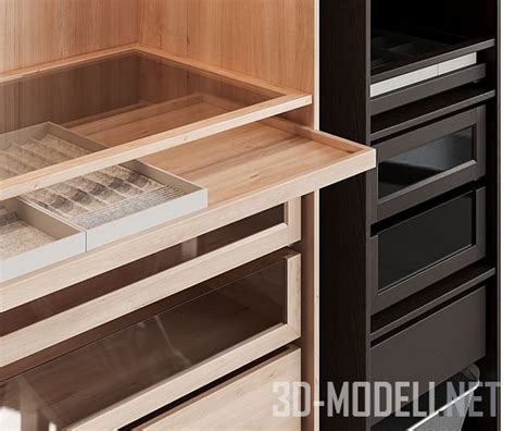 3D модель – Шкаф-купе IKEA PAX