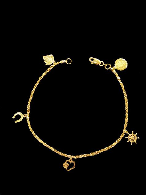 Yellow Gold Anklets | Alquds Jewelry