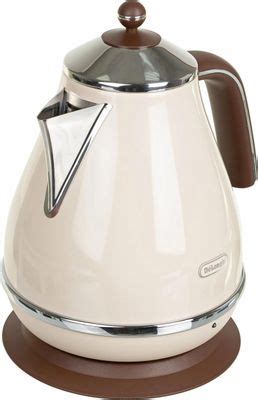 Чайник электрический DeLonghi KBOV2001.BG, 2000Вт, бежевый – купить в ...