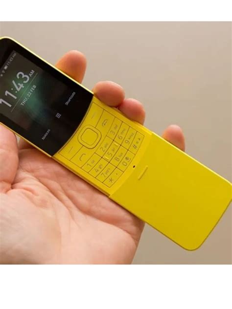 Nokia Мобильный телефон Nokia 8110 DS 4G Dual SIM, Русская клавиатура ...