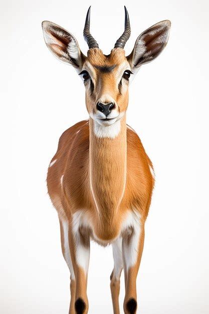 Premium AI Image | UltraRealistic Isolated Antelope