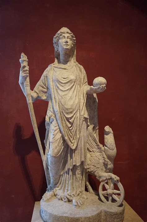 Fortuna goddess www.romanheritage.com Aquincum museum | Roman sculpture ...
