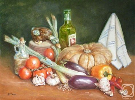 Натюрморт с овощами. Картины художника. Лызлова Наталия Александровна ...
