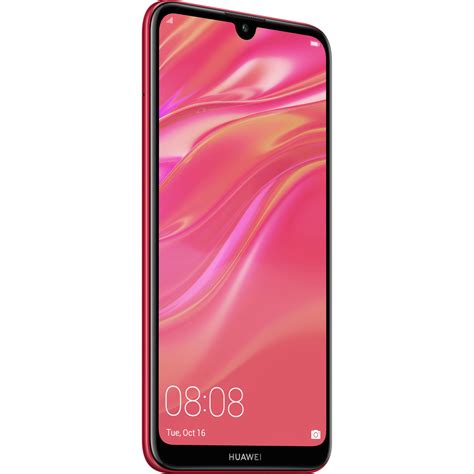 Смартфон Huawei Y7 2019, Dual SIM, 32GB, 4G, Coral Red - eMAG.bg