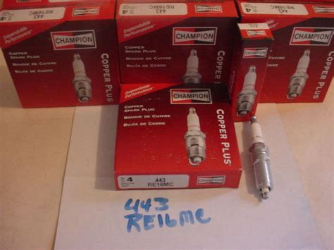 Buy RE16MC Champion Premium Spark Plug(s) Set of 4,New 443, RE16MC, UPC ...