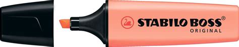 STABILO Текстовыделитель Boss Original Pastel цвет персиковый - купить ...