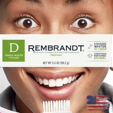 Зубная паста Rembrandt Deeply White + Peroxide Whitening - купить с ...