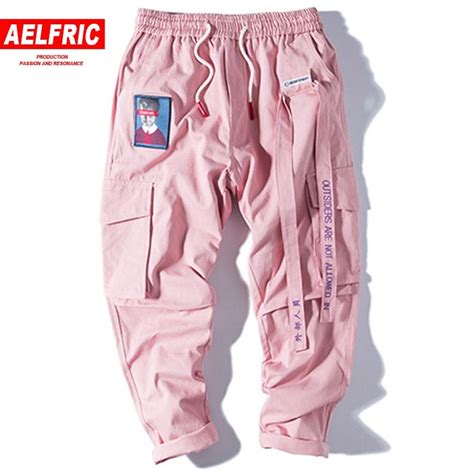 Aelfric Hip Hop Спортивные штаны с вышивкой в японском стиле Брюки ...