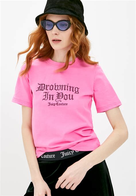 Футболка Juicy Couture, цвет: розовый, JU660EWMSZP3 — купить в интернет ...