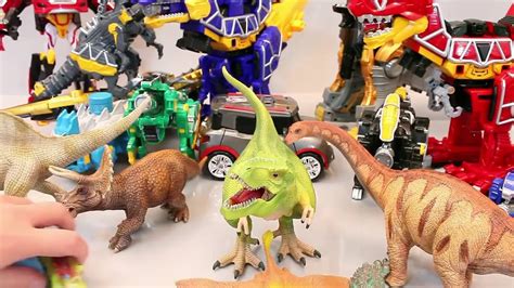 Dinosaur Toys роботы динозавры игрушки - YouTube
