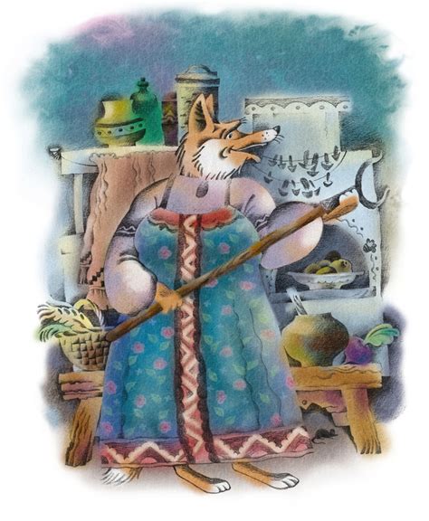 Иллюстрация Заюшкина избушка в стиле классика | Illustrators.ru