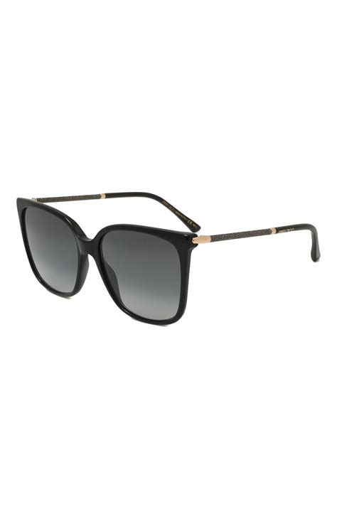 Женские черные солнцезащитные очки JIMMY CHOO купить в интернет ...