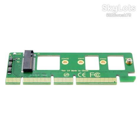 NFHK N-M201 v1.0 адаптер NVMe - PCIe x4 x8 x16 низкий 32 мм (SSD NGFF M ...