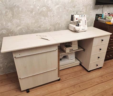 Швейный стол своими руками | Small space organization, Sewing table ...