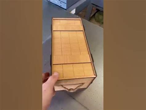 Деревянная коробка из ХДФ(3мм), стилизована под ящик с гравировкой ...