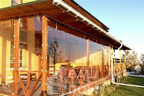 Мягкие окна для веранды и террасы - купить гибкие окна пвх