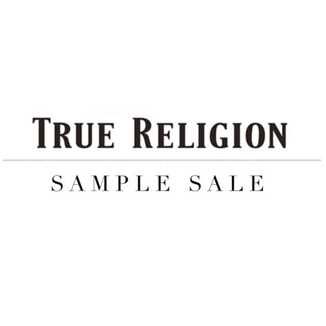 True Religion sample sale -- Sample sale in London